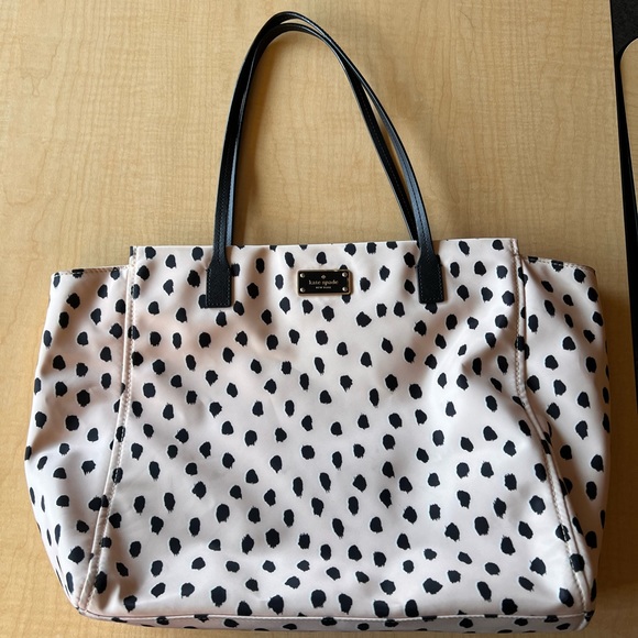 kate spade | Bags | Kate Spade Blake Avenue Mindy Flamingo Dot Tote ...